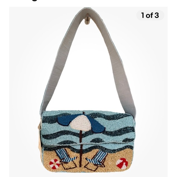 Bags | Sol And Mer Beach Sand Seaside Beaded Bag Shoulder Bag Viral ...